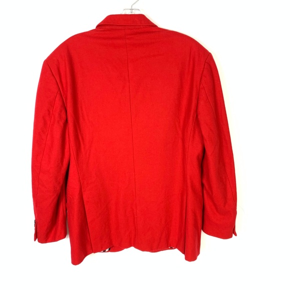 Moschino | Jackets & Coats | Moschino Cheap And Chic Red Button Blazer ...